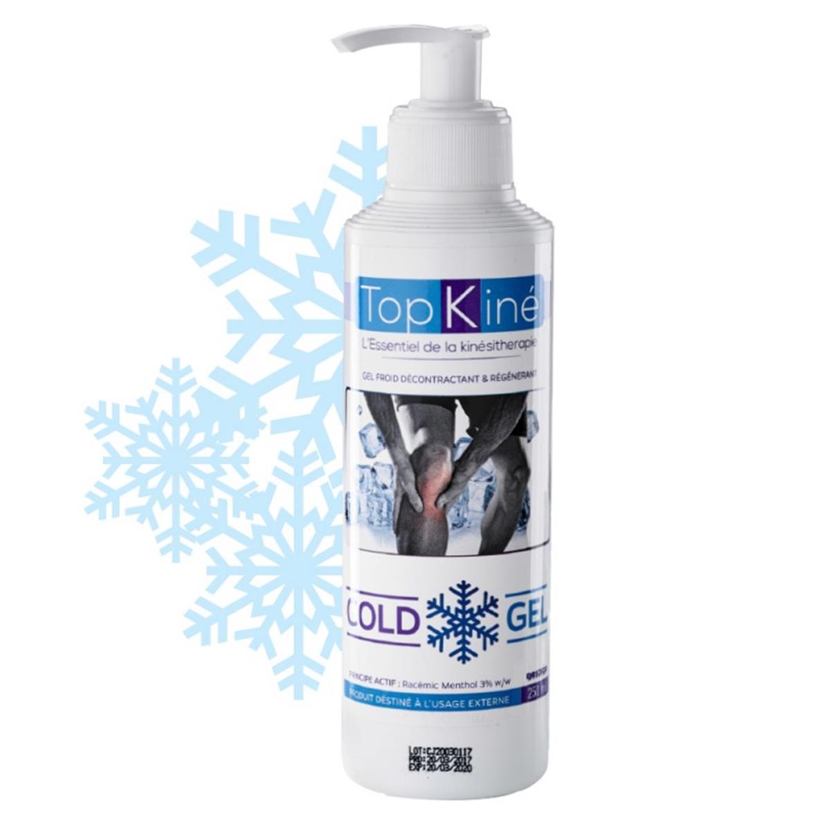 Gel de Massage Froid Intense Top' Kiné 250 ml - Dor Hygiène Médical