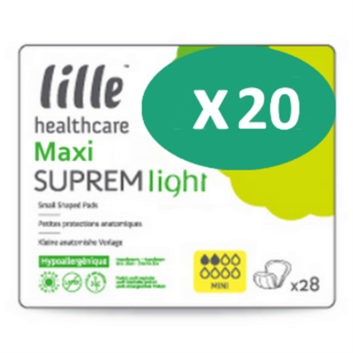 Suprem Light Maxi Protection Anatomique Femme Lille Healthcare - Dor ...