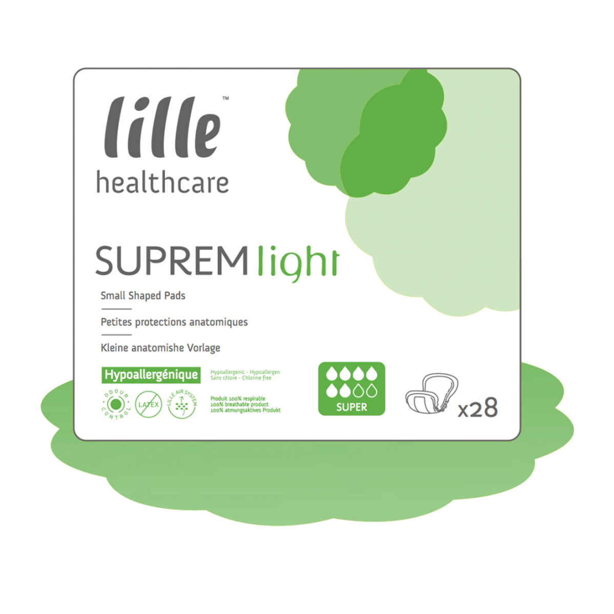 Suprem Light Super Protection Anatomique Femme Lille Healthcare - Dor ...